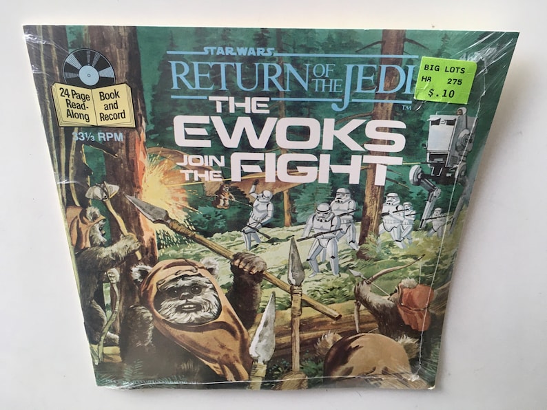 Star Wars the Ewoks Join the Fight SEALED 7' Vinyl Record / 24 Page ...