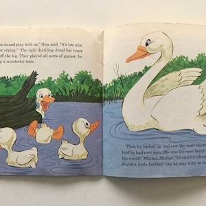The Ugly Duckling 7' Vinyl Record / 24 Page Book, Disneyland - 340 ...