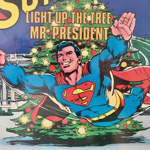Superman Light up the Tree Mr. President SEALED 7' Vinyl - Etsy