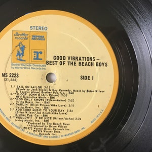 The Beach Boys - Good Vibrations - Best of the Beach Boys LP Vinyl ...