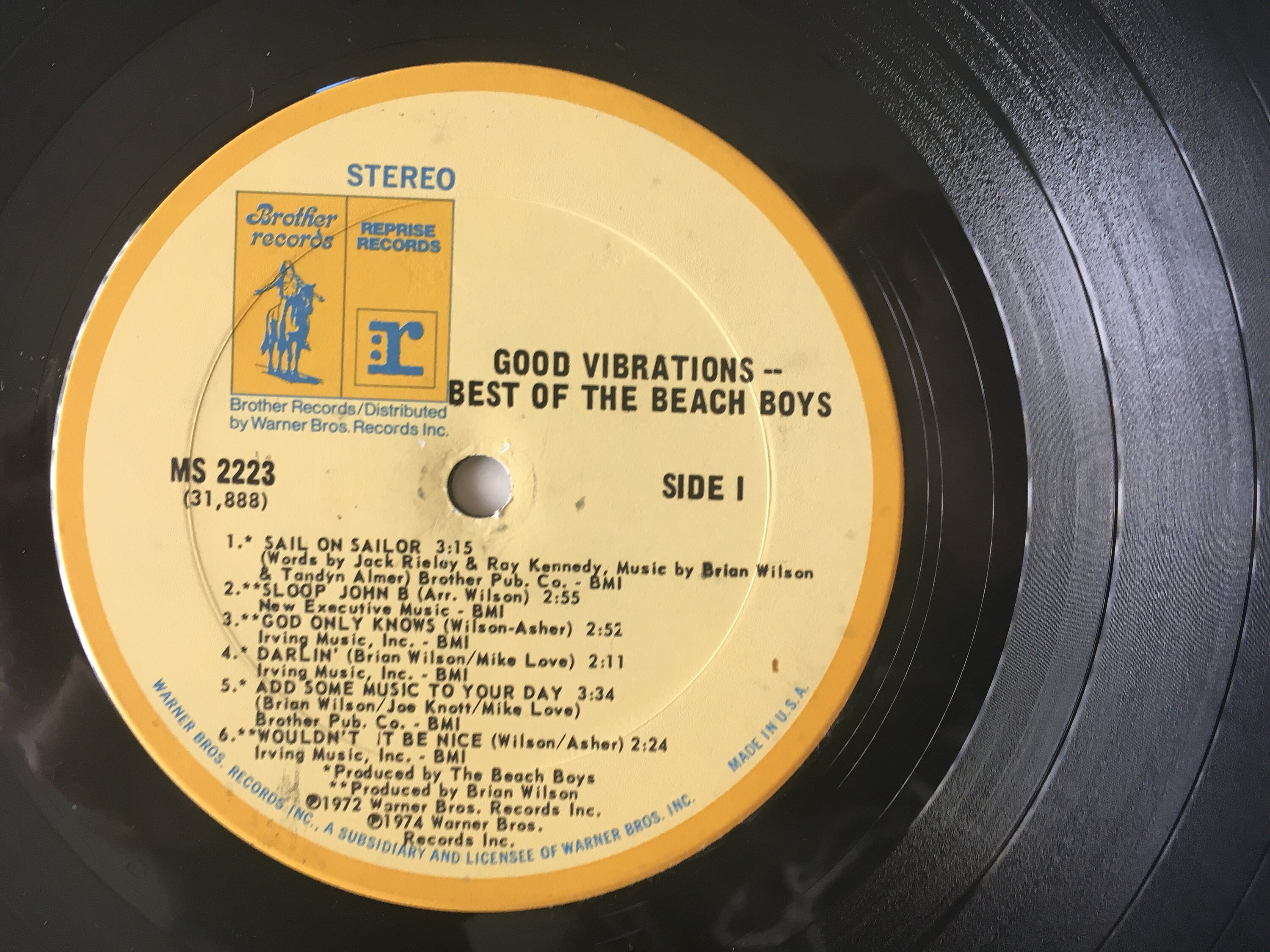 Beach Boys Brother Records Logo