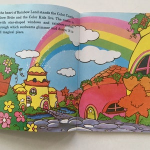 Rainbow Brite Rainbow Brite Saves Spring 7' Vinyl Record / 24 Page Book ...