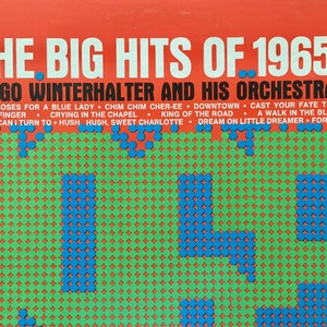 The Big Hits of 1965 LP Vinyl Record Album, Kapp-ks-3429, 1965 ...