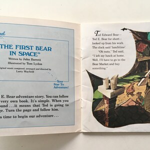 The First Bear in Space Book, Starland - S-2001, 1983, Original ...