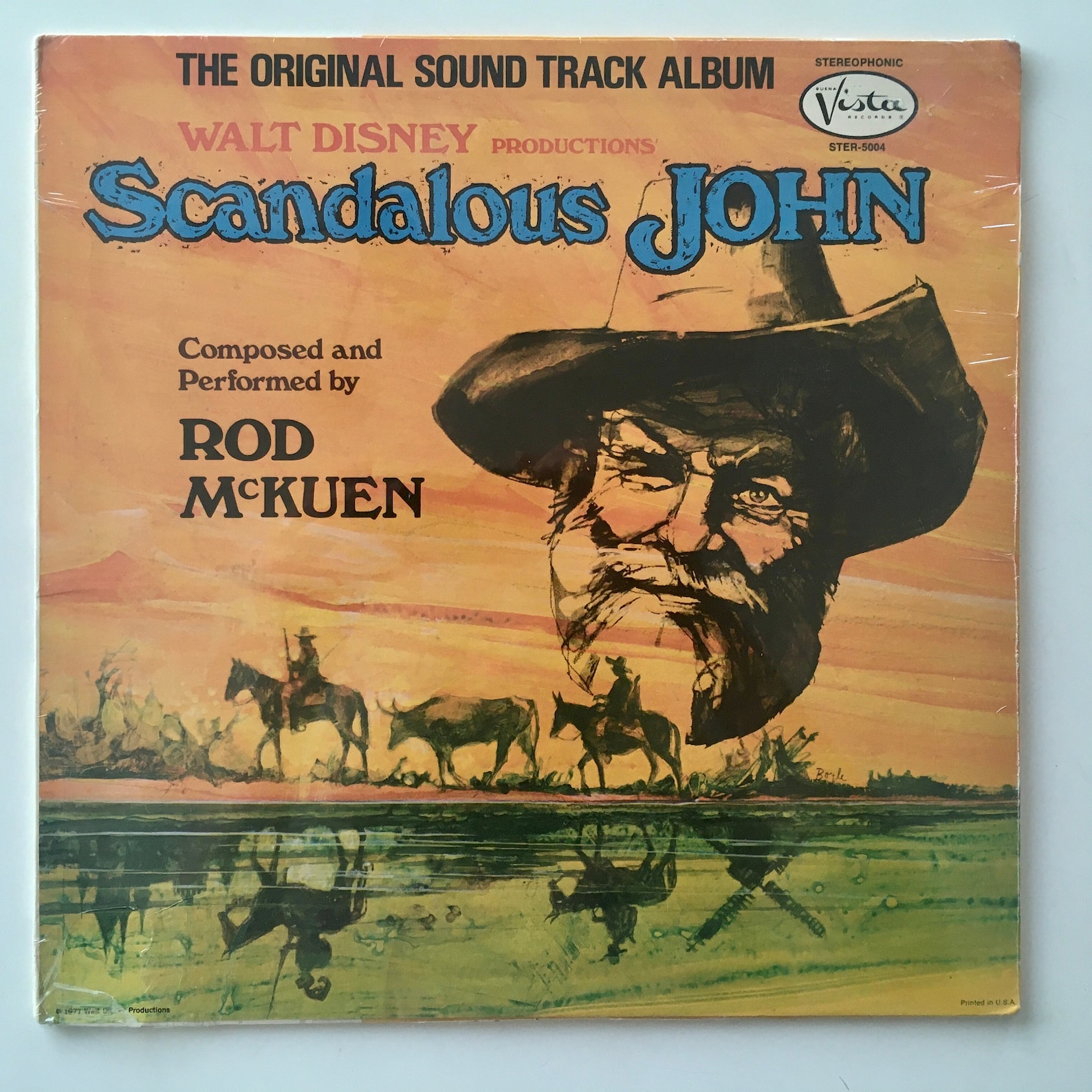 Scandalous John SEALED Soundtrack LP Vinyl Record Album, Buena Vista ...