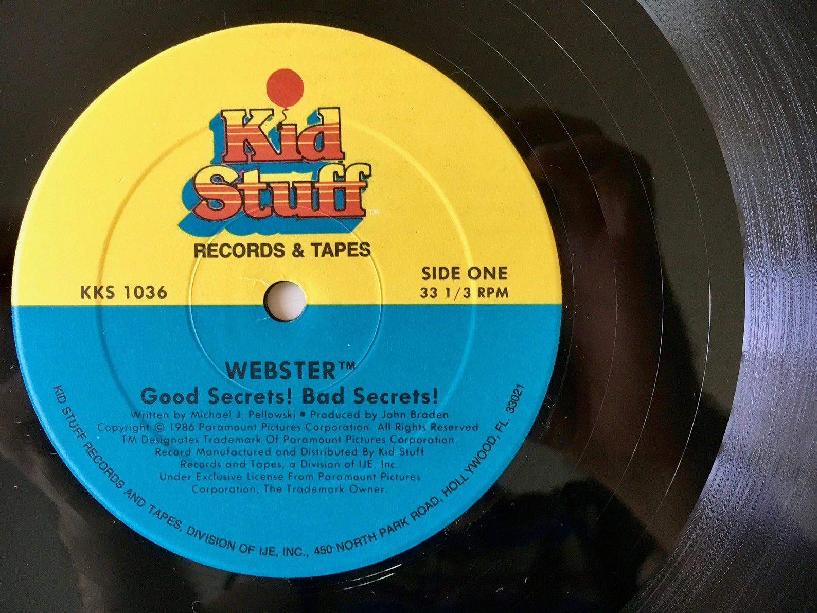 Webster Good Secrets Bad Secrets Vinyl Record Album Kid - Etsy