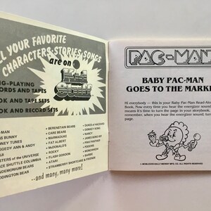 Pac-man: the Adventures of Super Pac-man 7' Vinyl Record / Book, Kid ...