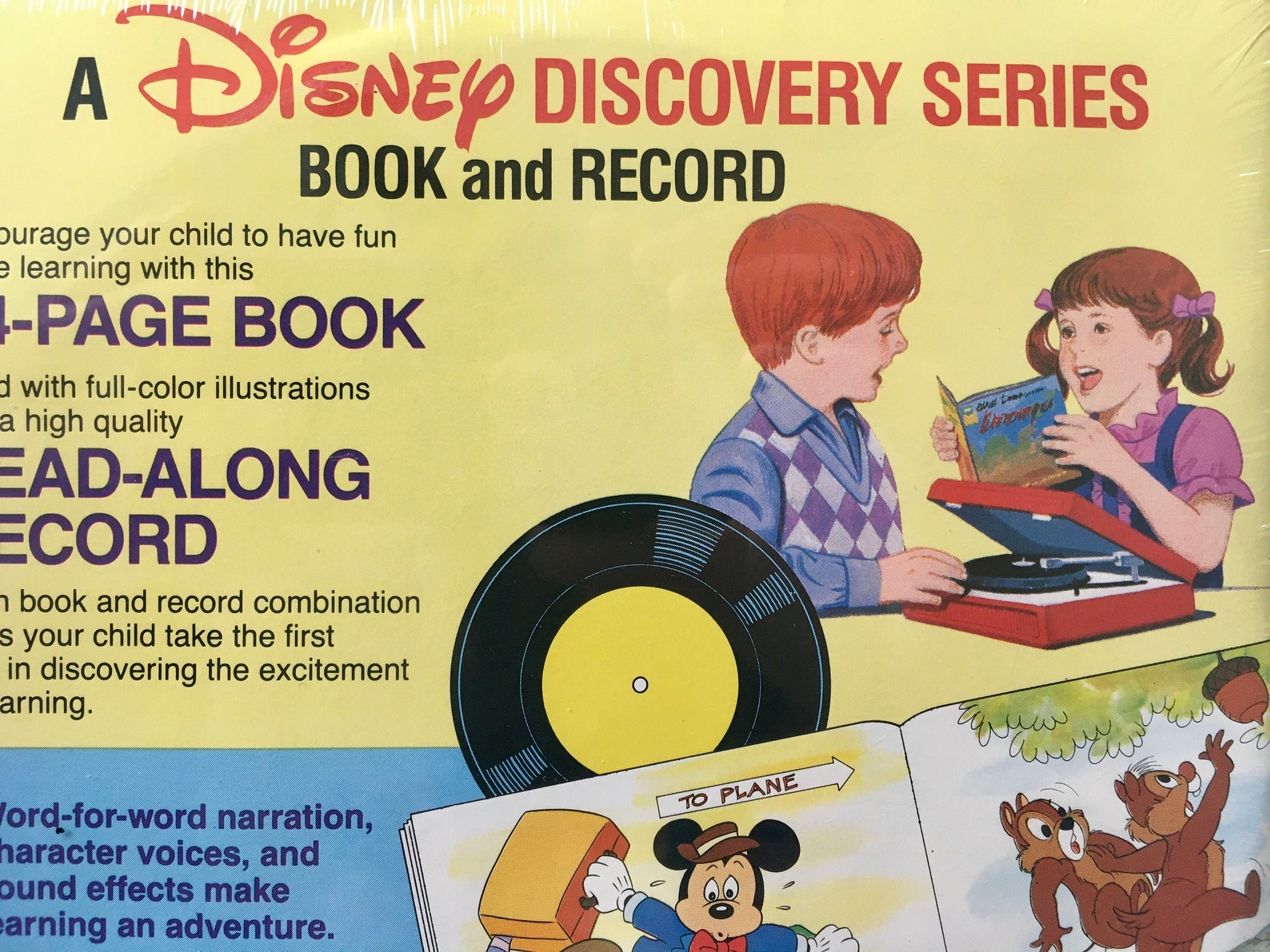 Disney Discovery Series Presents: Safety First SEALED 7' Vinyl Record ...