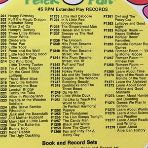 Tubby the Tuba 7' Vinyl Record, Peter Pan Records - 1221, Original ...