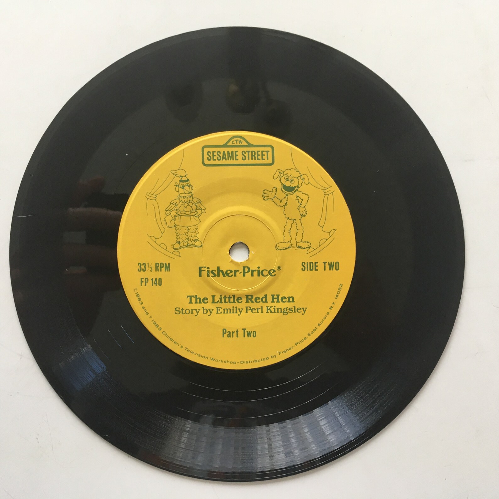Sesame Street - the Little Red Hen 7' Vinyl Record / Book, Fisher Price ...