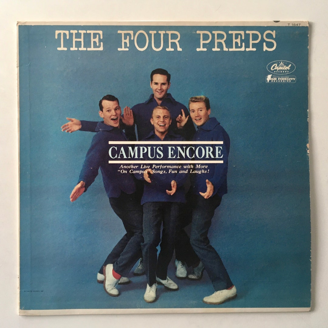 The Four Preps - Campus Encore LP Vinyl Record Album, Capitol Records ...