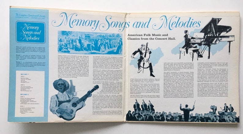 Memory Songs and Melodies Double LP Vinyl Record Album - Etsy
