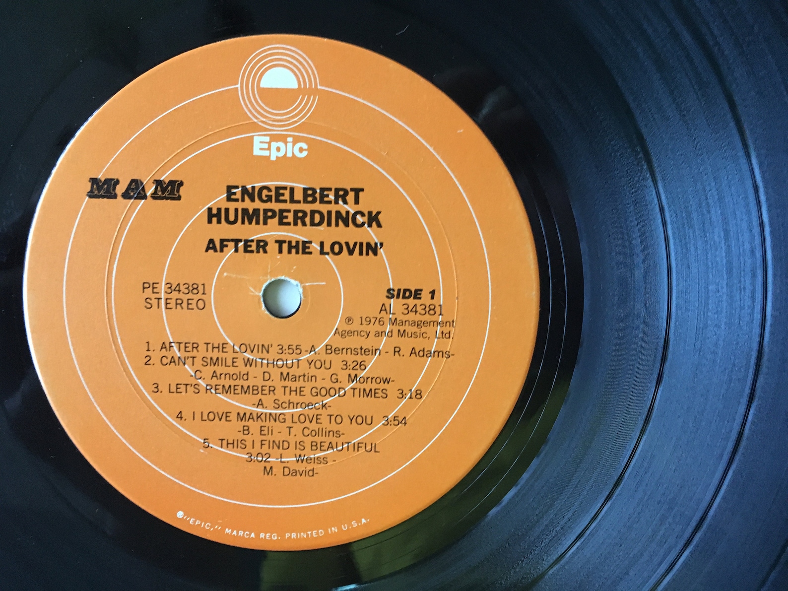Engelbert Humperdinck - After the Lovin' LP Vinyl Record Album, Epic ...