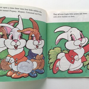 Peter Rabbit 7' Vinyl Record / Book, Peter Pan Records-1949 Children's ...