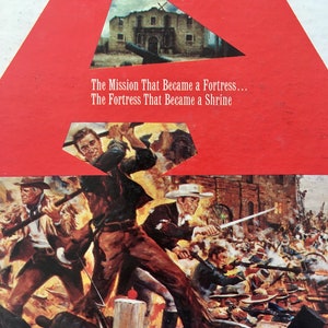 The Alamo Soundtrack LP Vinyl Record Album, Columbia - CL 1558, 1960 ...