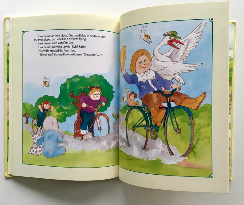 Cabbage Patch Kids: the Big Bicycle Race Hardcover Parker - Etsy