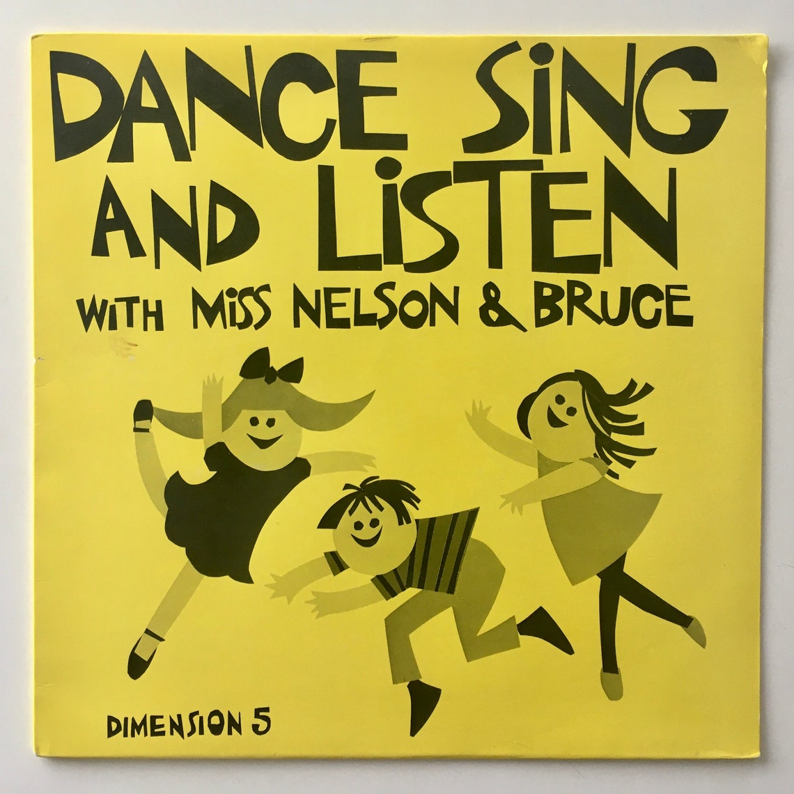 Dance Sing and Listen LP Vinyl Record Dimension 5 D 101 - Etsy