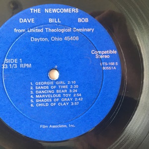 The Newcomers LP Vinyl Record Album, Film Associates, Inc. - UTS-168S ...