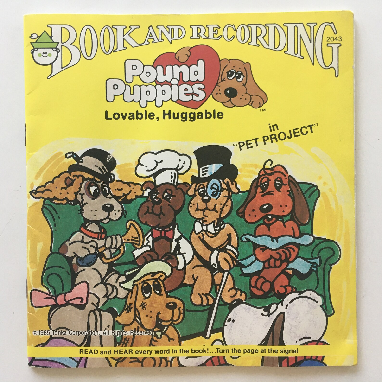 Pound Puppies Pet Project 7' Vinyl Record / 24 Page - Etsy