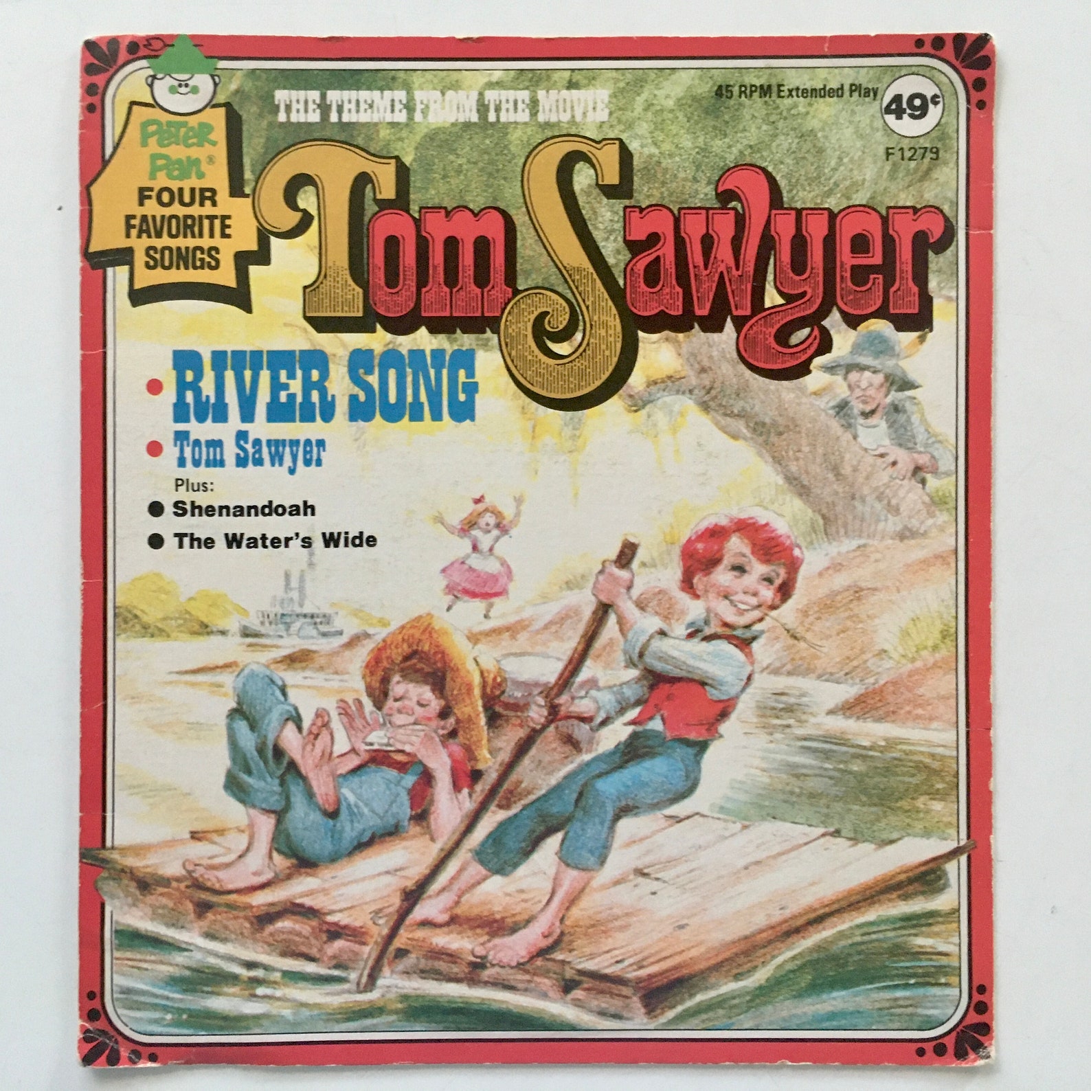 Tom Sawyer 7' Vinyl Record Peter Pan Records 1279 - Etsy