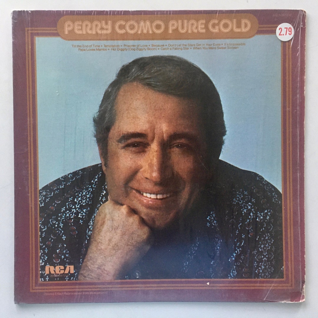 Perry Como - Pure Gold LP Vinyl Record Album, RCA Anl1-0972(e), 1975 ...
