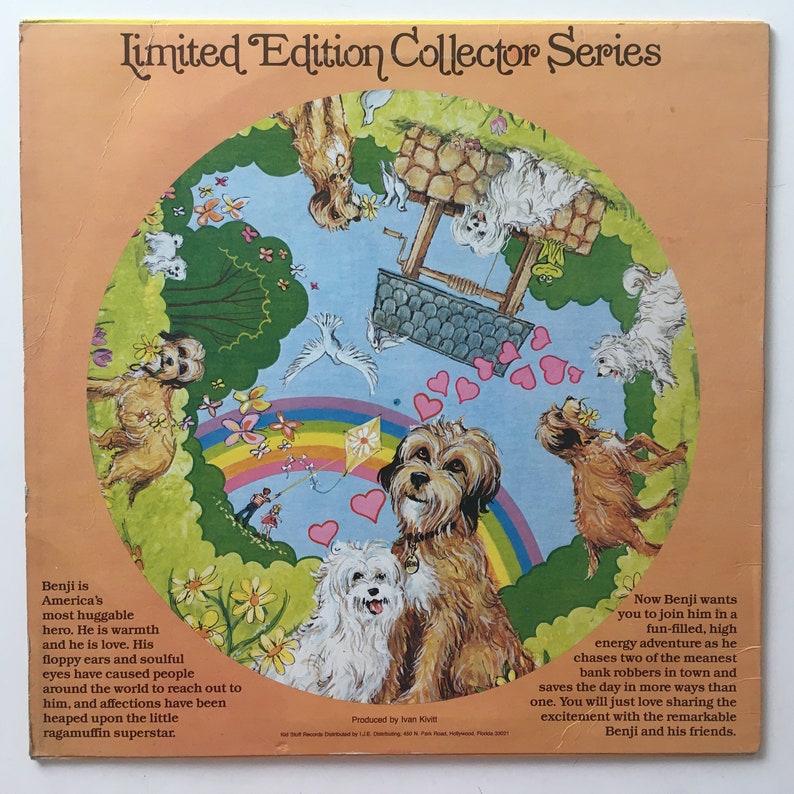 Benji and His Friends Picture Disc LP Vinyl Record Album Kid - Etsy
