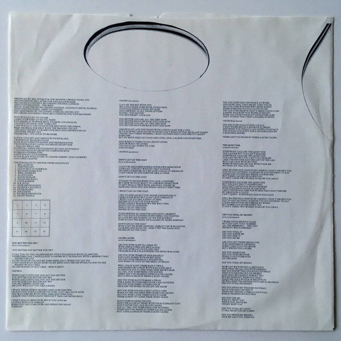 The Who Face Dances LP Vinyl Record Album Warner Bros. - Etsy