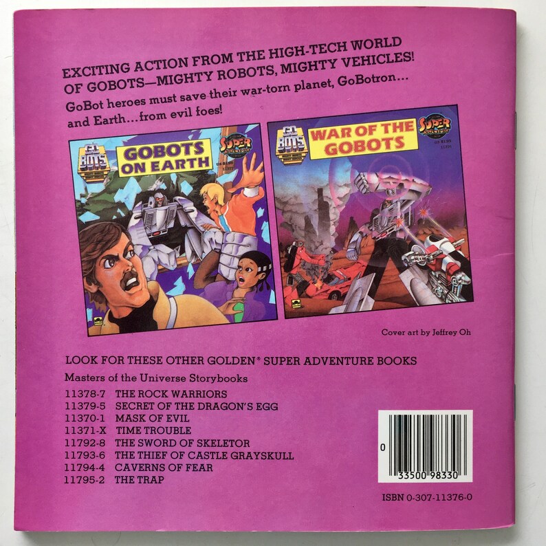 GoBots War of the Gobots A Golden Super Adventure Book | Etsy