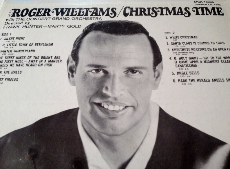 Roger Williams with the Concert Grand Orchestra Christmas | Etsy