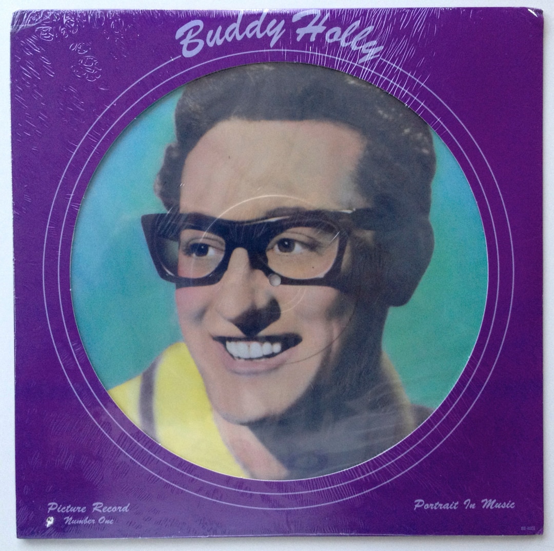Buddy Holly Portrait in Music, Vol. 1 - SEALED Picture Disc LP Vinyl Record Album, Solid Smoke ...