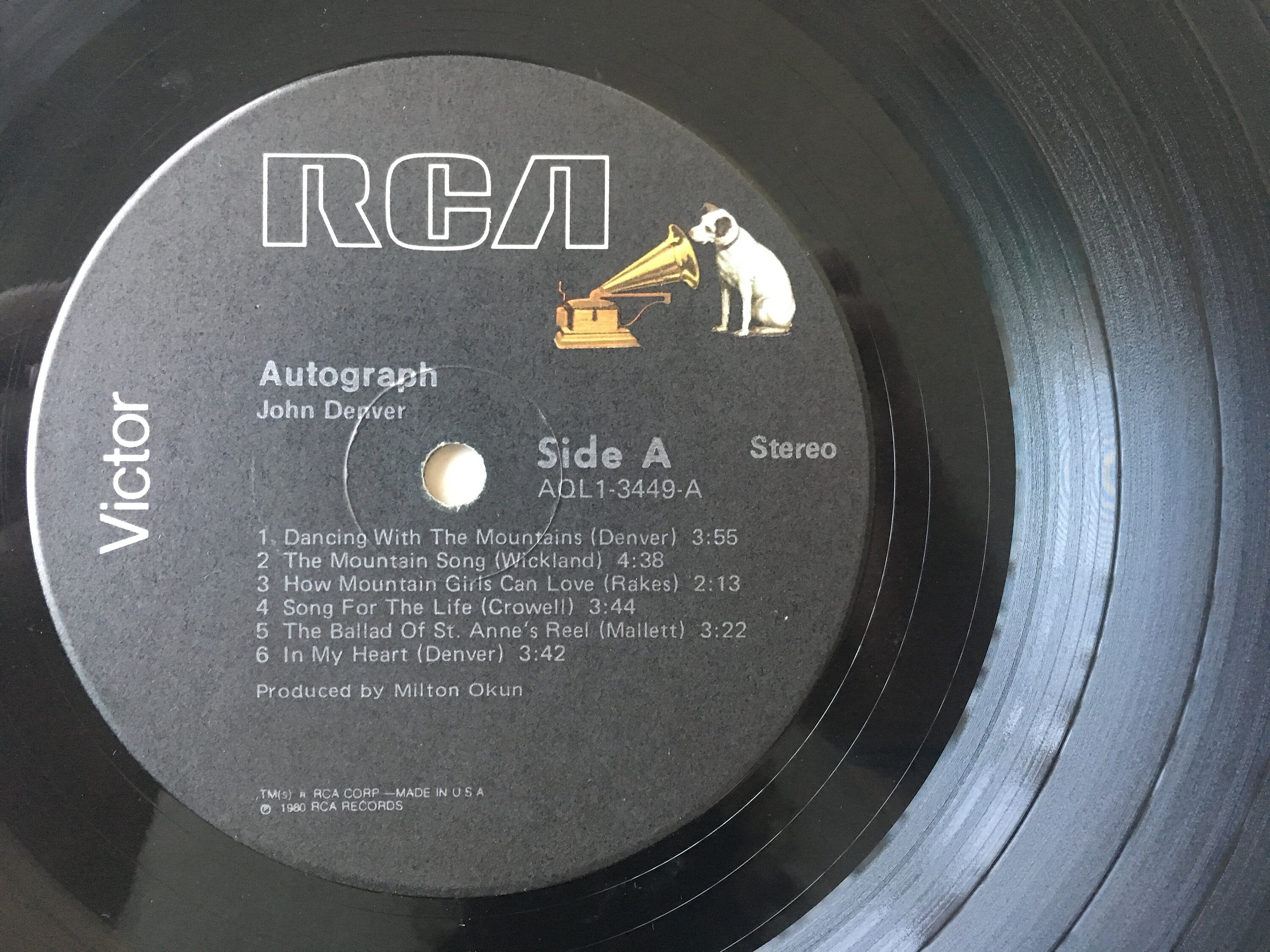 John Denver Autograph LP Vinyl Record Album RCA Victor - Etsy