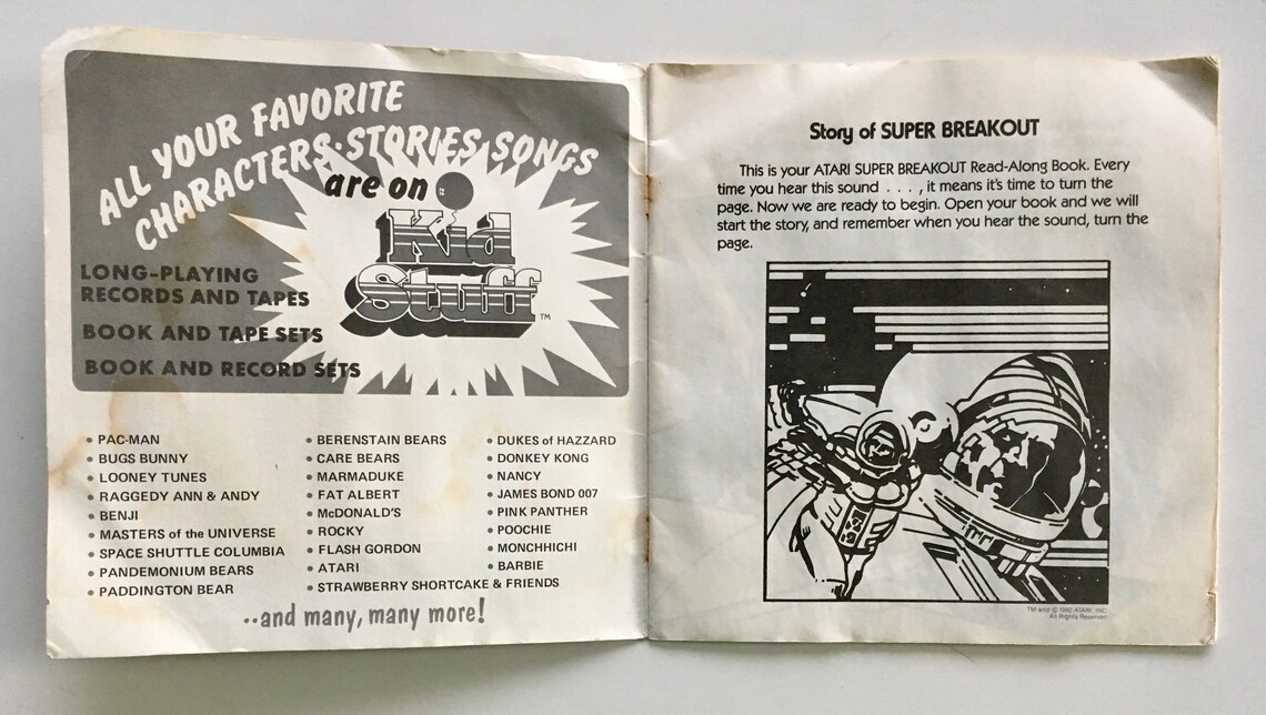 Atari Story of Atari Breakout 7' Vinyl Record / Book - Etsy