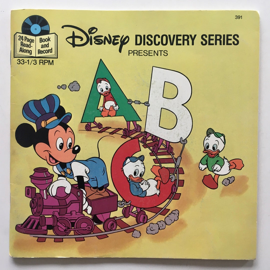 Disney Discovery Series Presents: Abc's 7' Vinyl Record / 32 Page Book ...