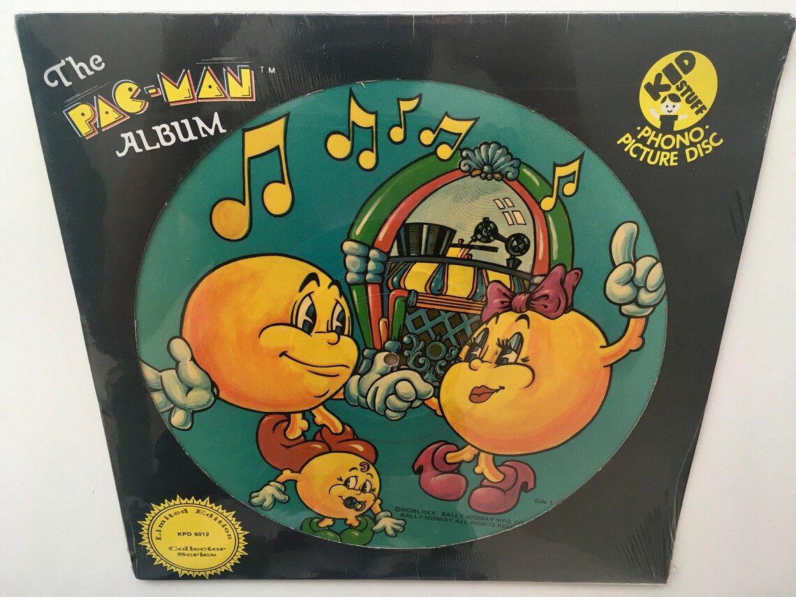 The Pac Man Album SEALED Limited Edition Picture Disc LP Vinyl - Etsy