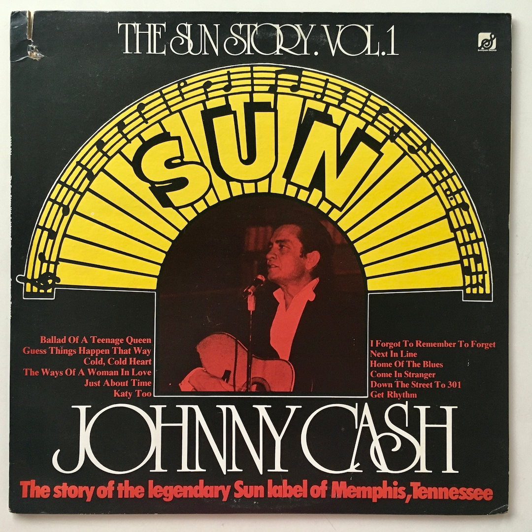 Johnny Cash - the Sun Story Vol.1 LP Vinyl Record Album, Sun Record ...