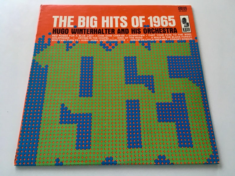 The Big Hits of 1965 LP Vinyl Record Album Kapp-ks-3429 - Etsy