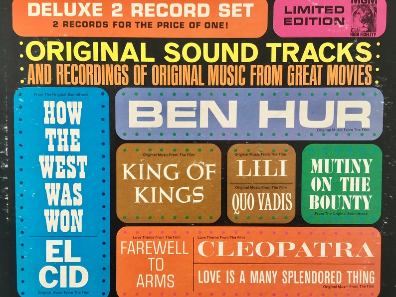 Original Sound Tracks and Recordings of Original Music From Great ...