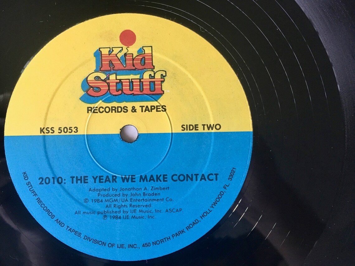 2010: the Year We Make Contact Soundtrack LP Vinyl Record - Etsy