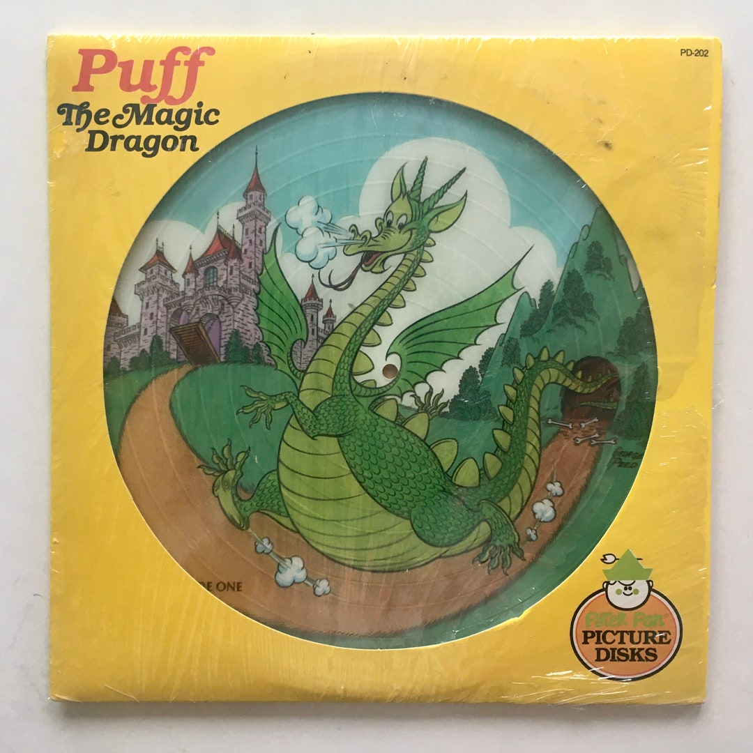 Puff the Magic Dragon Picture Disc LP Vinyl Record Album, Peter Pan ...