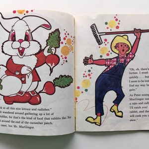 Peter Rabbit 7' Vinyl Record / Book, Peter Pan Records-1949 Children's ...