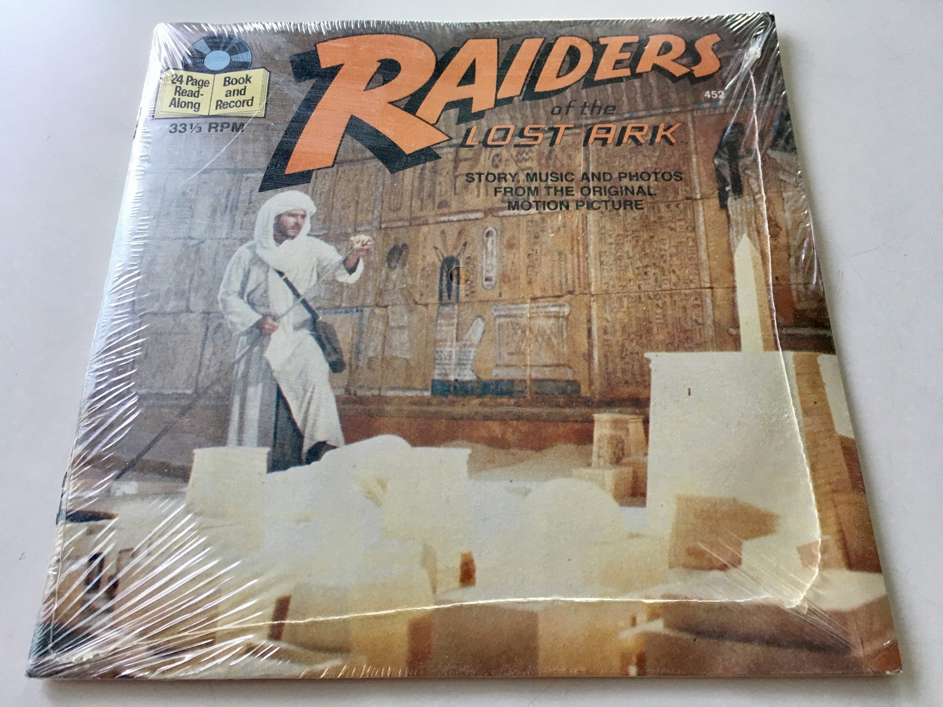 Raiders of the Lost Ark SEALED 7' Vinyl Record / 24 Page - Etsy España