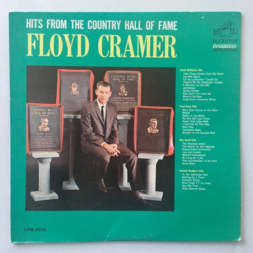 Floyd Cramer - Hits From the Country Hall of Fame LP Vinyl Record Album ...