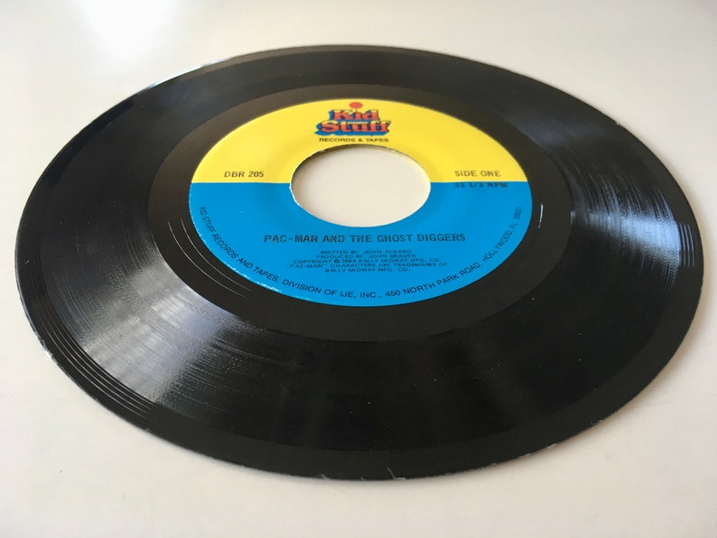 Pac-man and the Ghost Diggers 7' Vinyl Record / Book, Kid Stuff - DBR ...