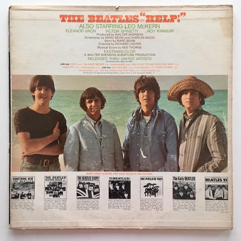 The Beatles - Help! (original Motion Picture Soundtrack) LP Vinyl ...