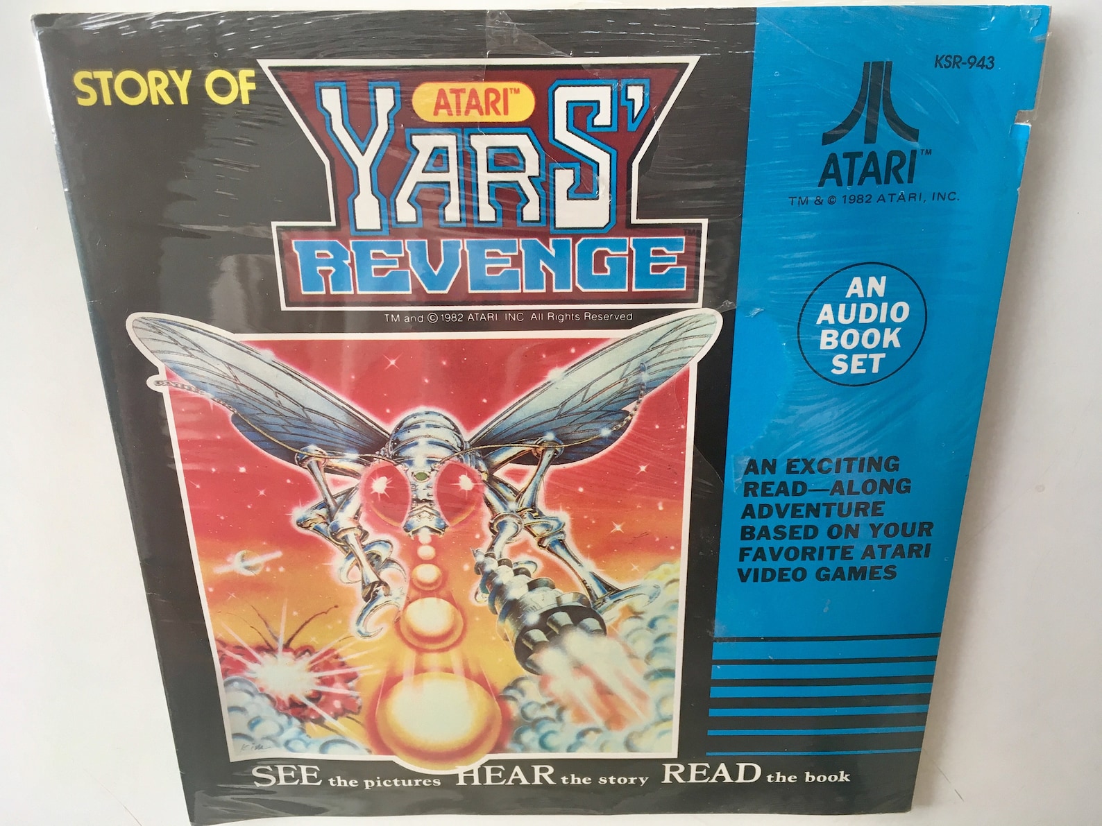 Atari Story of Yars' Revenge SEALED 7' Vinyl Record / Book, Kid Stuff ...