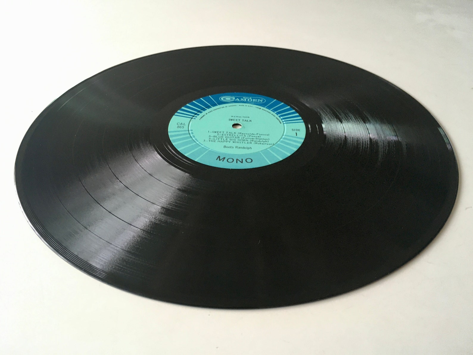 Boots Randolph - Sweet Talk LP Vinyl Record Album, RCA Camden - CAL 865 ...
