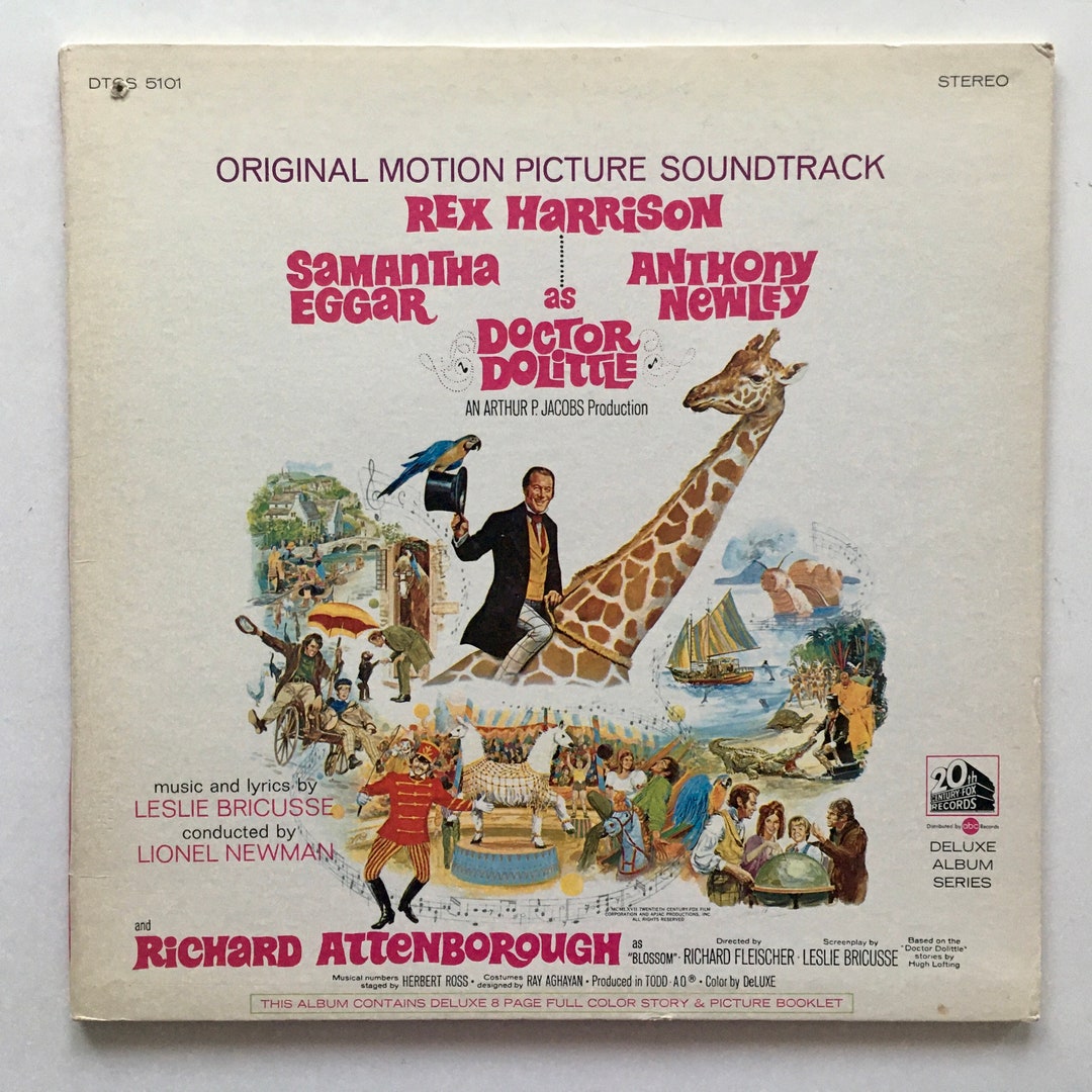 Doctor Dolittle Original Motion Picture Soundtrack LP Vinyl Record ...