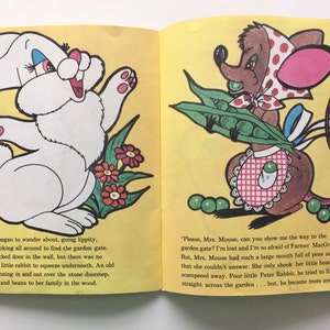 Peter Rabbit 7' Vinyl Record / Book, Peter Pan Records-1949 Children's ...