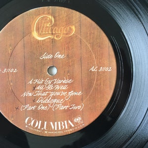 Chicago - V LP Vinyl Record Album, Columbia - KC 31102, 1972, Original ...
