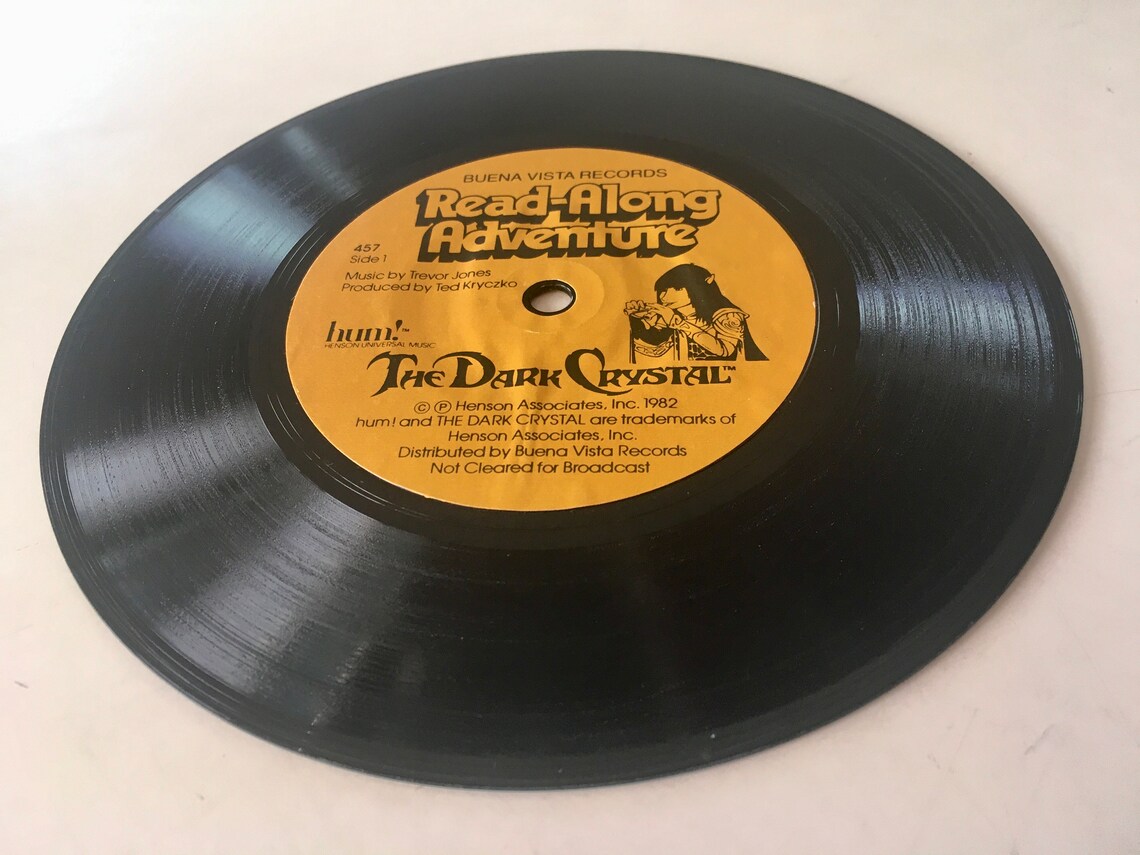 The Dark Crystal 7' Vinyl Record / 24 Page Book Buena - Etsy